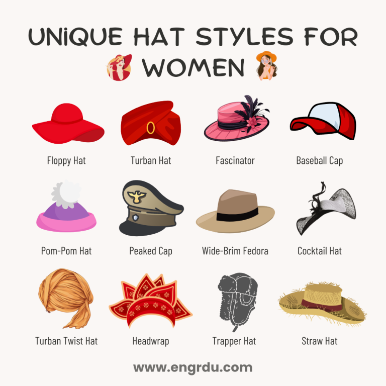 33 Unique Hat Styles for Women and Their Pictures