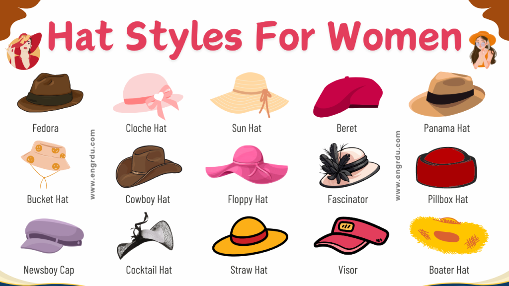 33 Unique Hat Styles For Women And Their Pictures Engrdu 33 Unique Hat Styles For Women And Their Pictures Engrdu