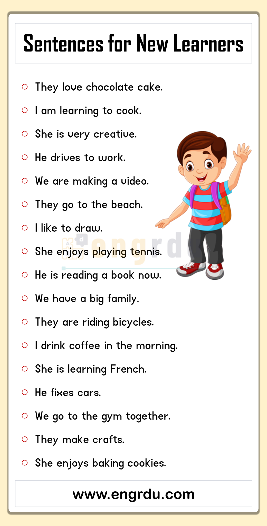 English Speaking Practice Sentences for New Learners | PDF