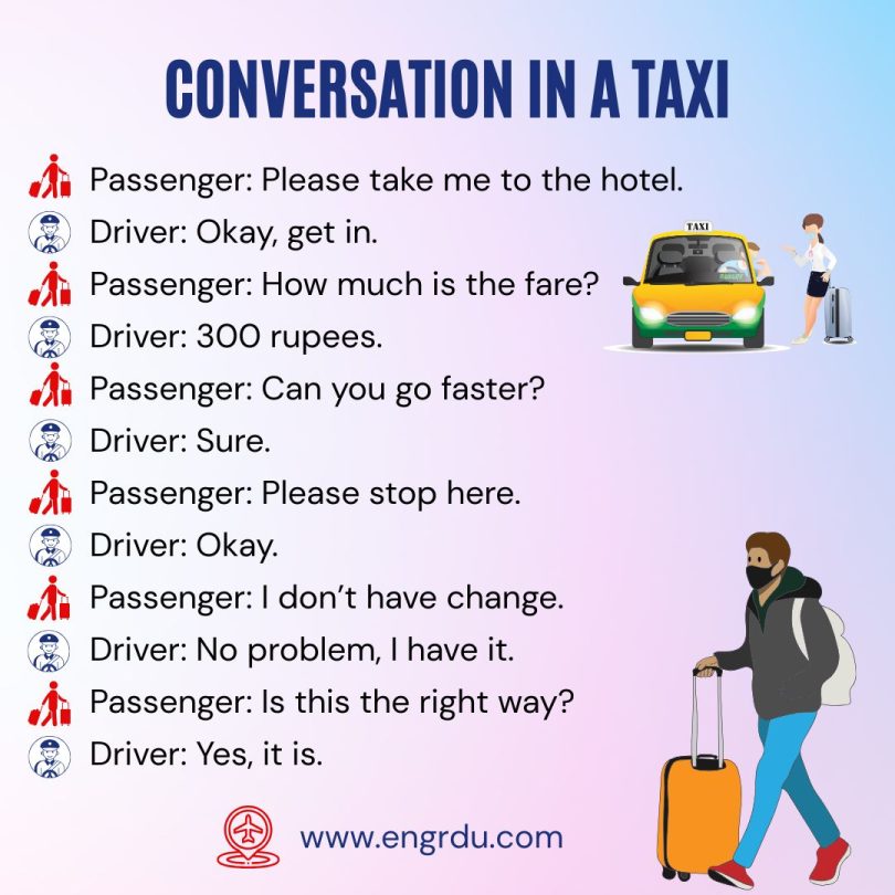 Traveling Conversation and Sentences in English - Engrdu
