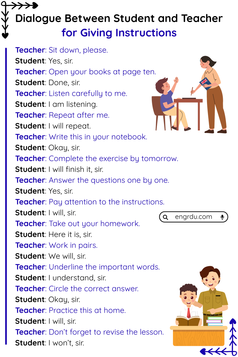 Dialogue Between Student and Teacher - Engrdu