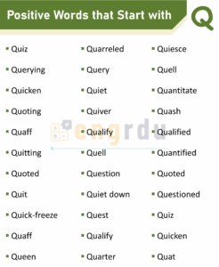 1000+ A to Z Positive Words in English with PDF - Engrdu