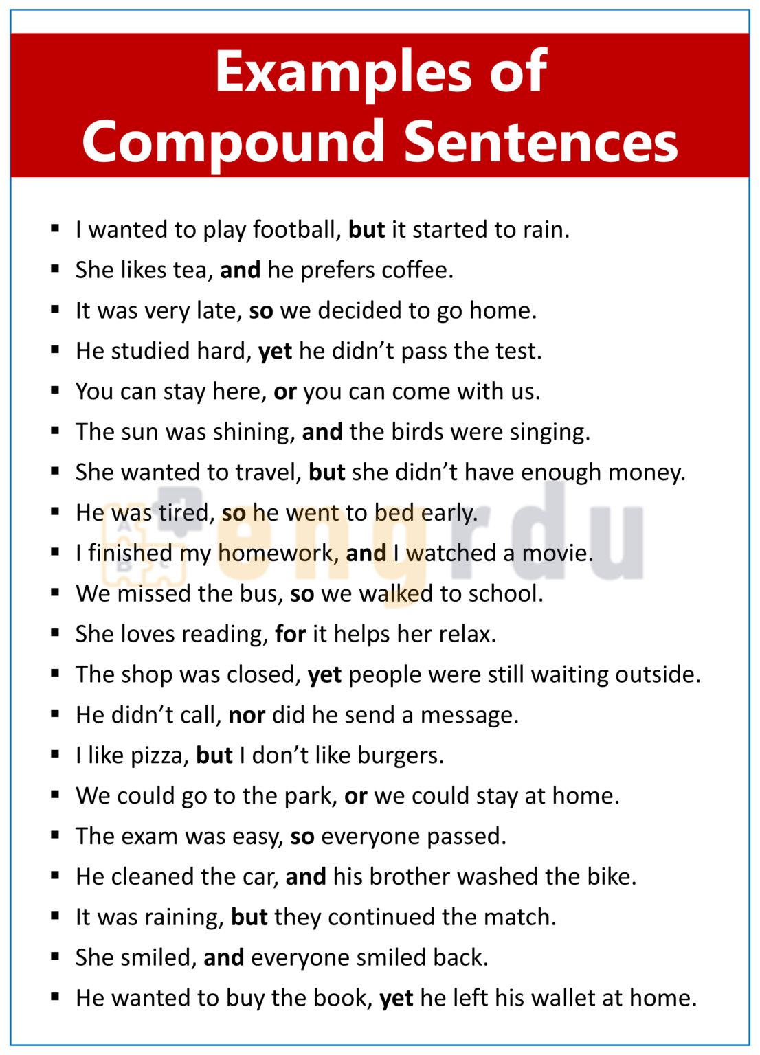 Compound Sentence: Structure, Examples, and Exercises