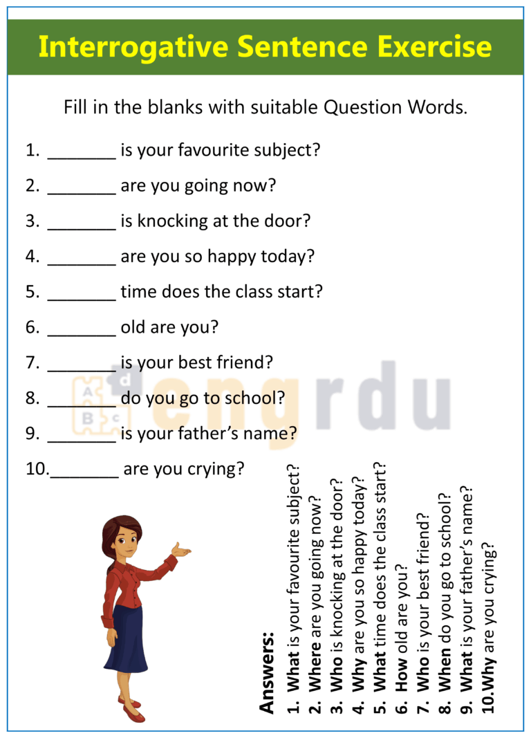 Interrogative Sentence Definition, Uses, and Examples - Engrdu