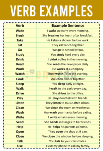 100+ Verb Examples in Sentences with Pictures - Engrdu