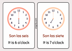 Time of The Day in Spanish | How to Say Time in Spanish - Engrdu